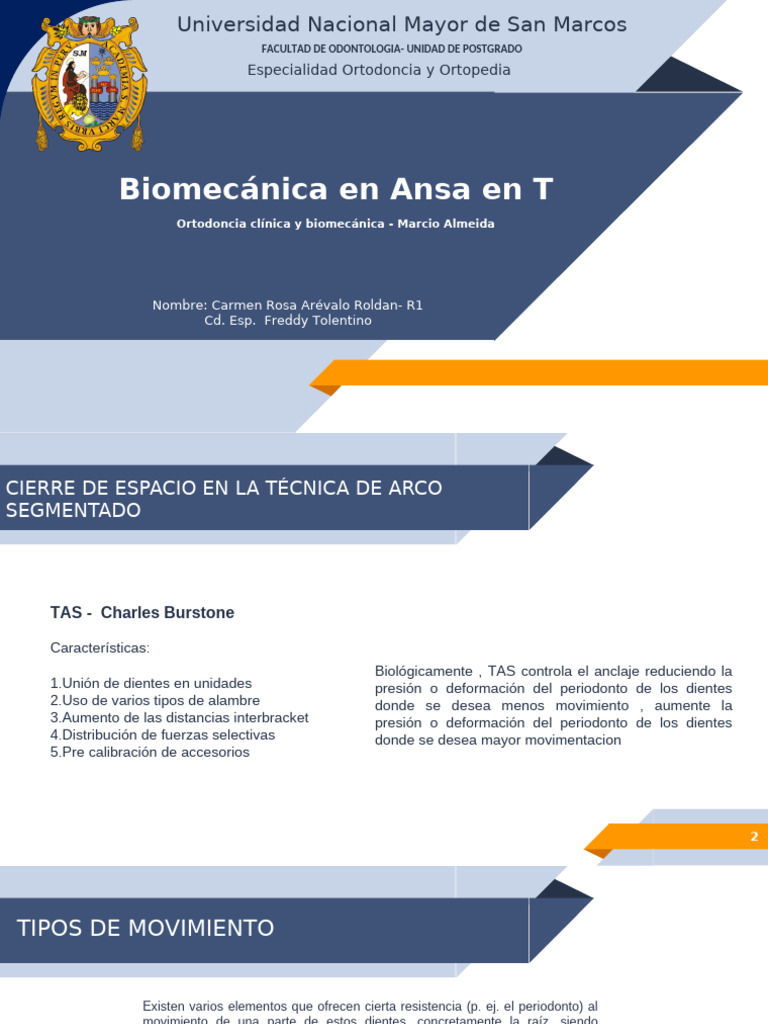 Análisis de Ansa en T en Ortodoncia | PDF | Ingeniería mecánica | Ramas ...