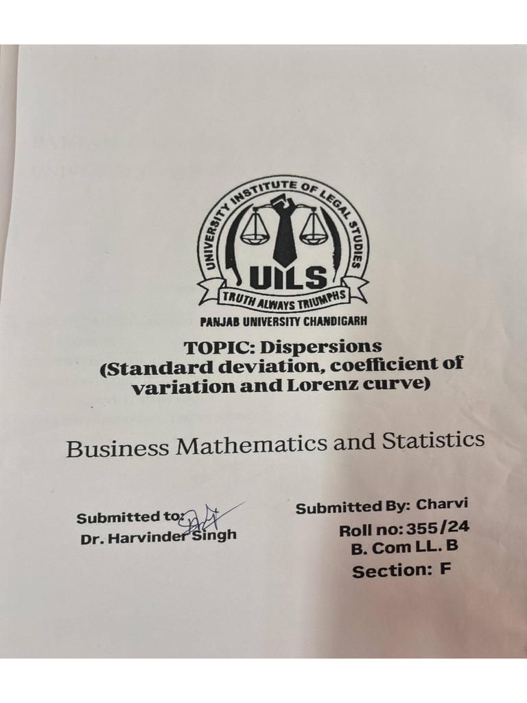 Project On Statistics | PDF