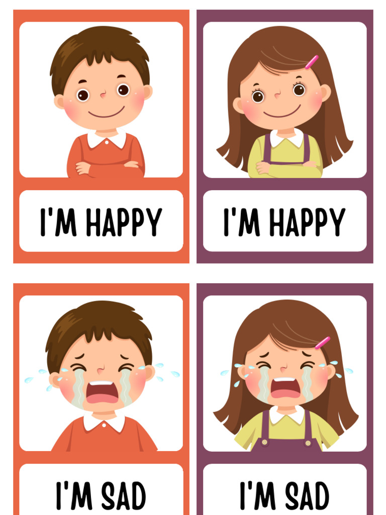 1.r Emotions Flashcards Basic | PDF
