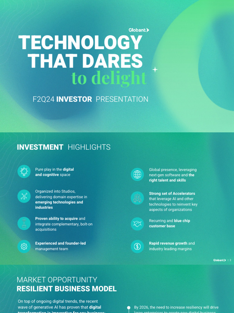 Q2 2024 Investor Presentation | PDF | Risk | Expense