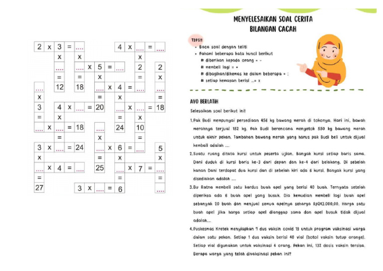 Matematika TTS Perkalian | PDF