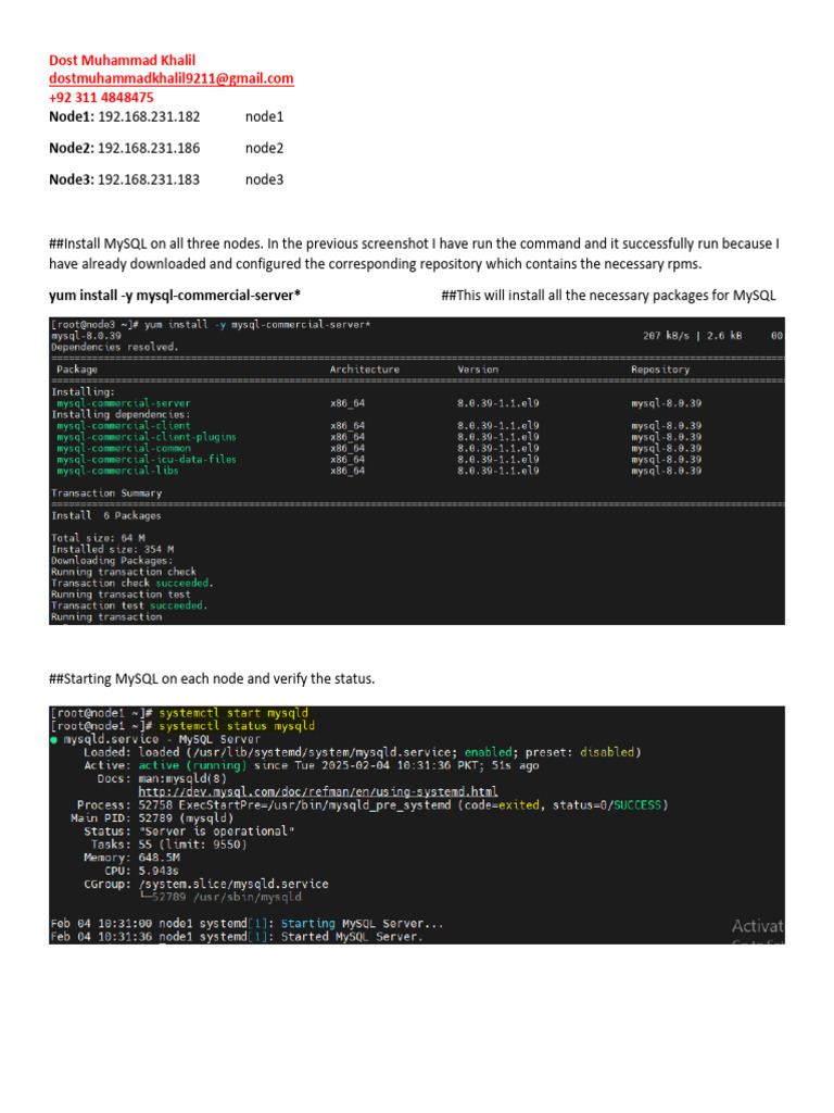 Innodb Cluster Configuration | PDF | My Sql | Computer Cluster