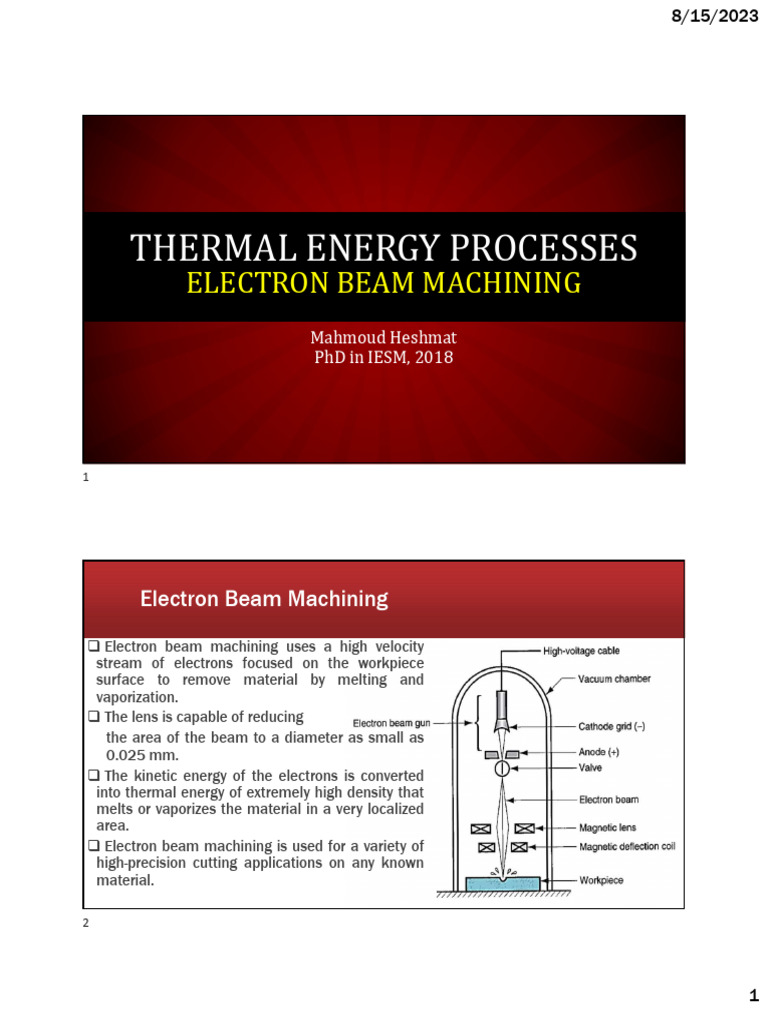 Lecture 7 - Thermal Energy Processes | PDF