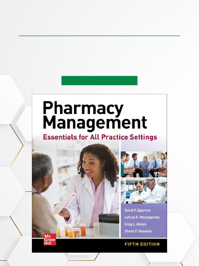 Pharmacy Management Essentials For All Practice Settings, Fifth Edition ...