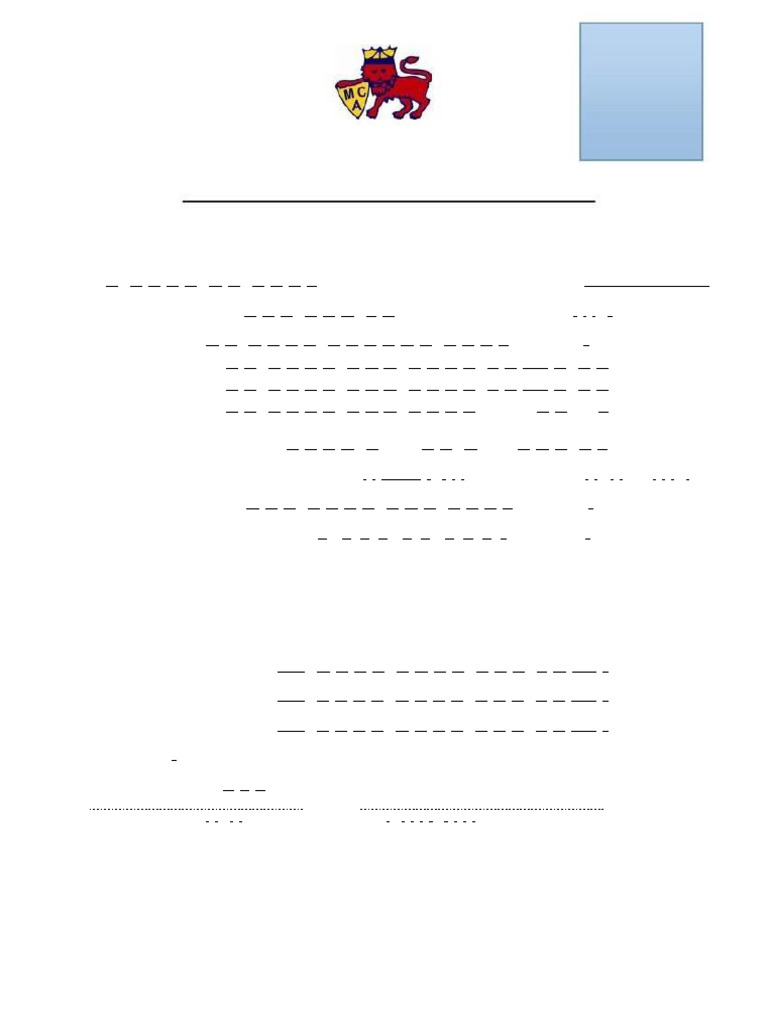 MCA Umpire Exam Registration Form 2025 | PDF | Access Control ...