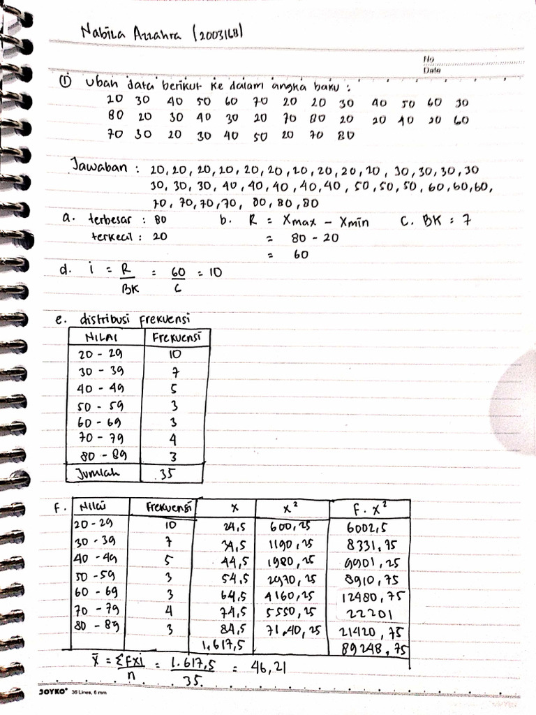 Nabila Azzahra Angka Baku | PDF