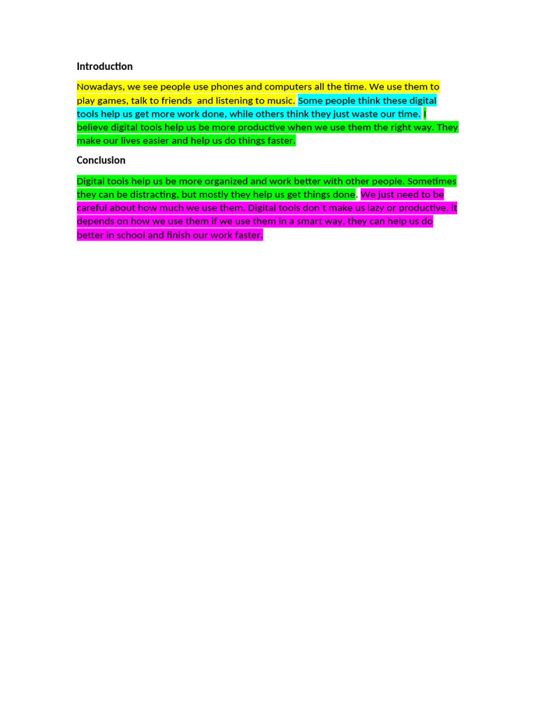 Writing An Introduction & Conclusion Paragraph | PDF