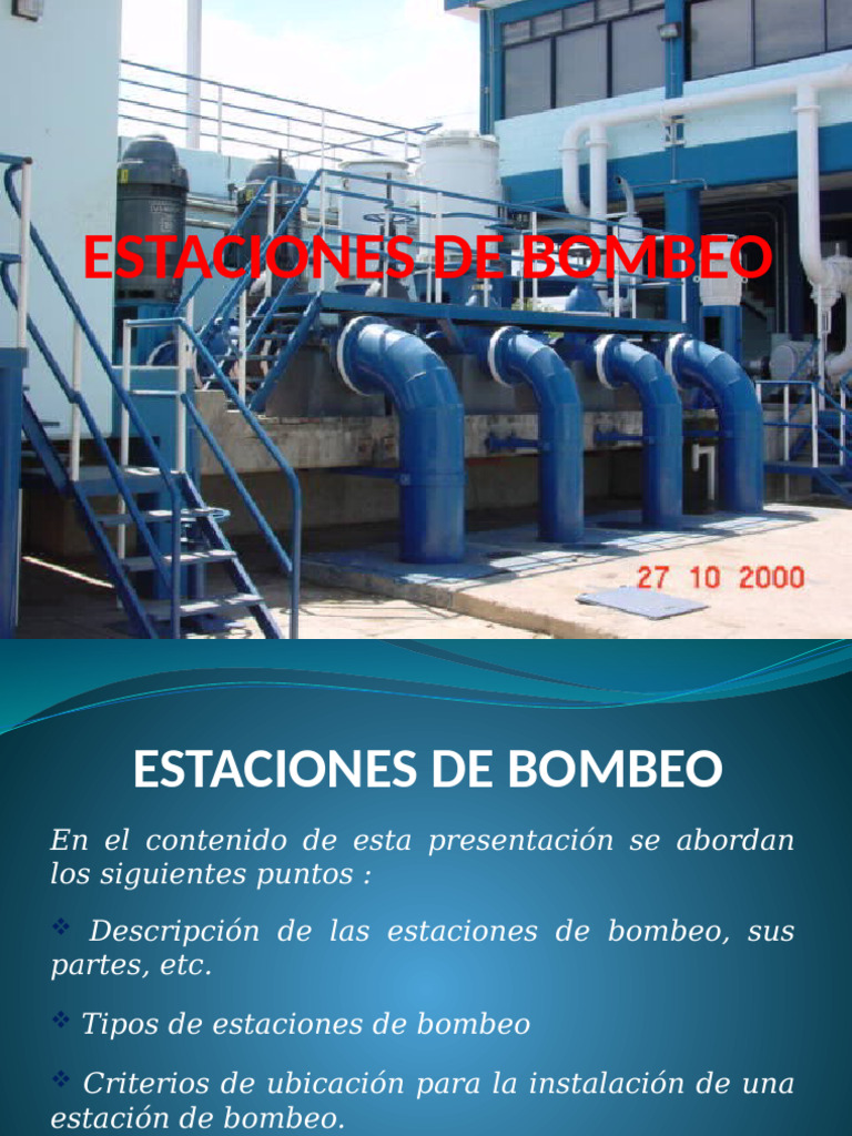 Estaciones de Bombeo | PDF | Gasolinera | Agua