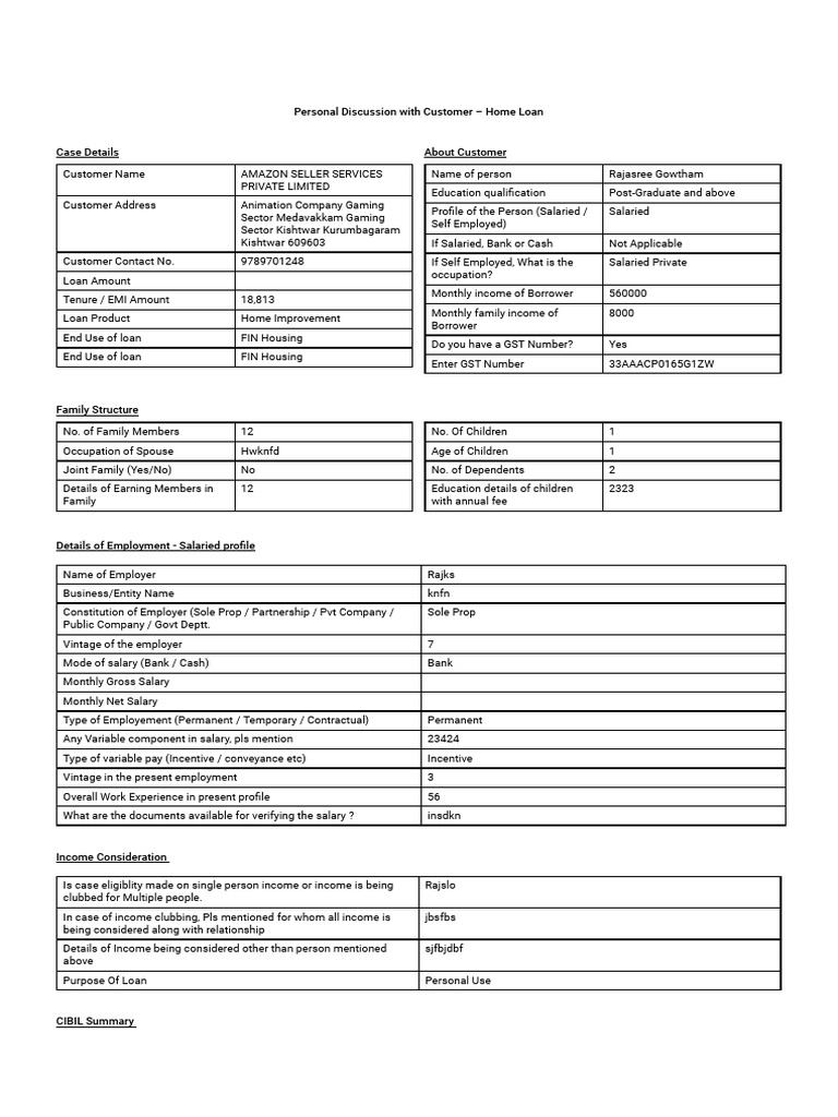 PD Report | PDF | Banks | Salary