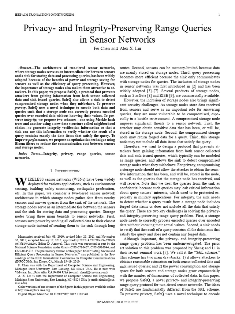 4 Privacy - and Integrity-Preserving | PDF | Computing | Computer Science