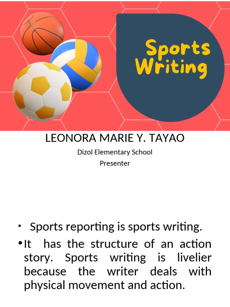 Enhancing Sports Writing Skills | PDF