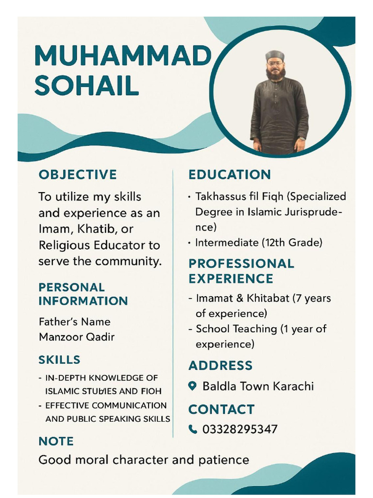 Muhammad Sohail CV | PDF