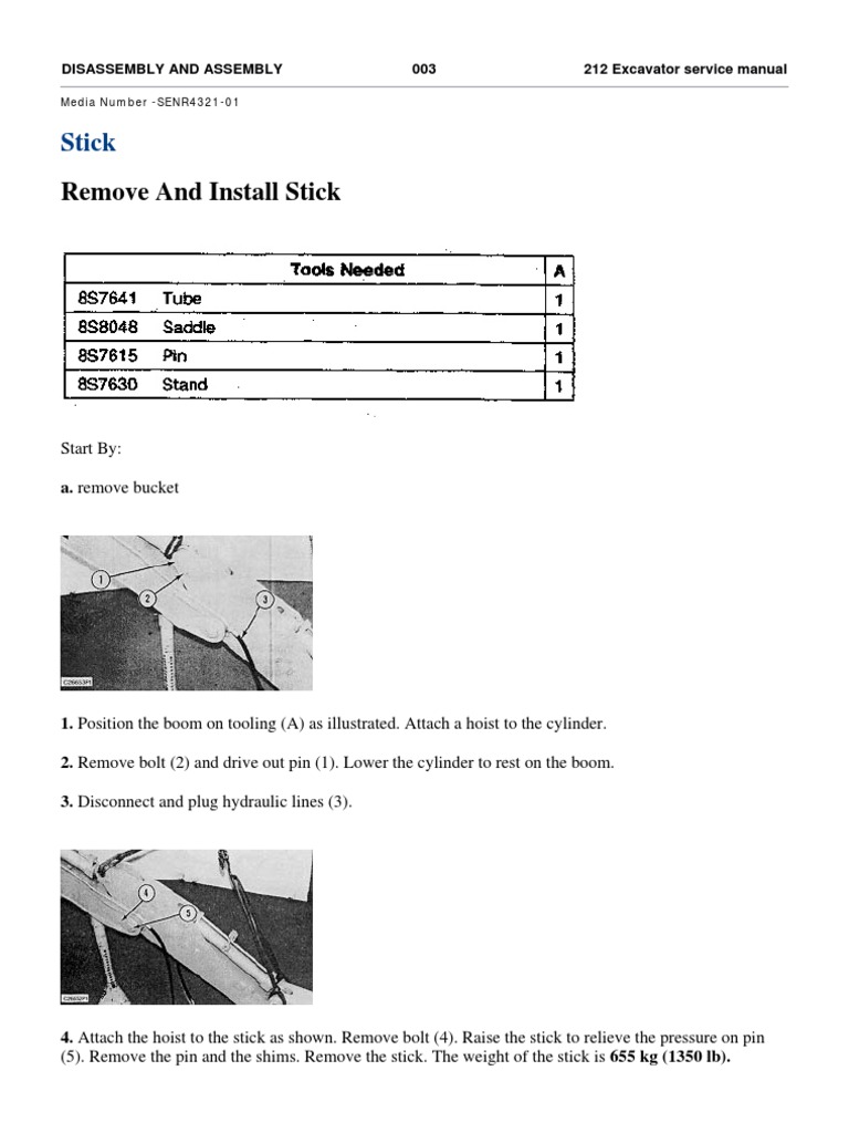 Remove and Install Stick | PDF | Piston | Engines
