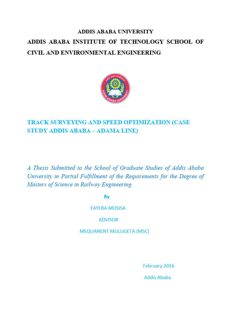 f1050884640 Final Thesis 2 | PDF | Rail Transport | Mathematical Optimization