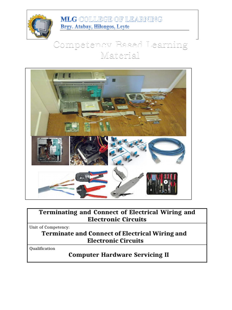 CBLM 6 Chs nc2 Terminating and Connect of Electrical Wiring and ...