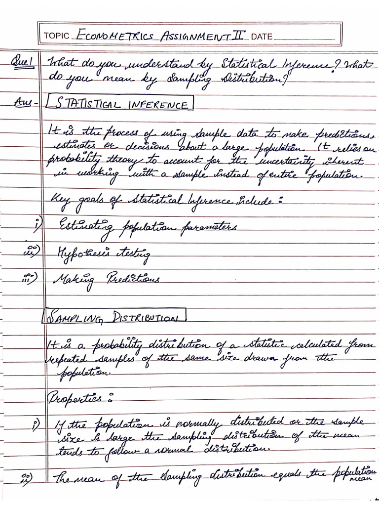 Econometrics Assignment 2 | PDF