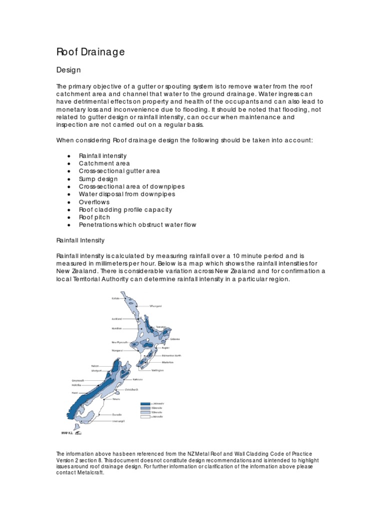Roof Drainage | Roof | Drainage Basin