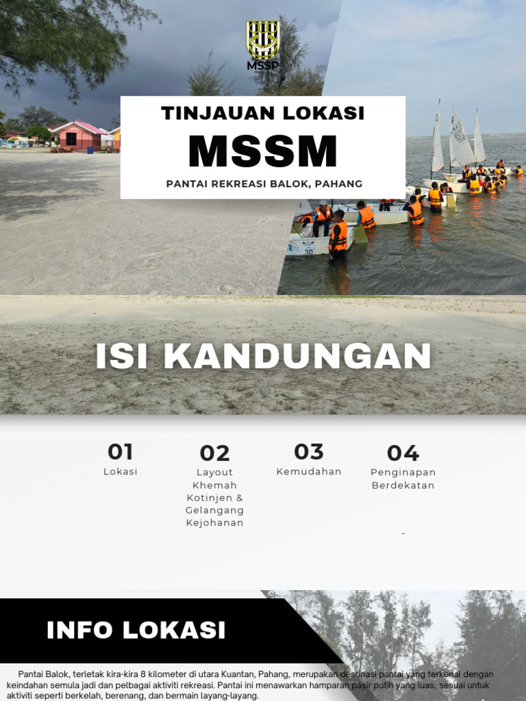 Layout Tapak Kejohanan MSSM 2025 - 20250416 - 200748 - 0000 | PDF