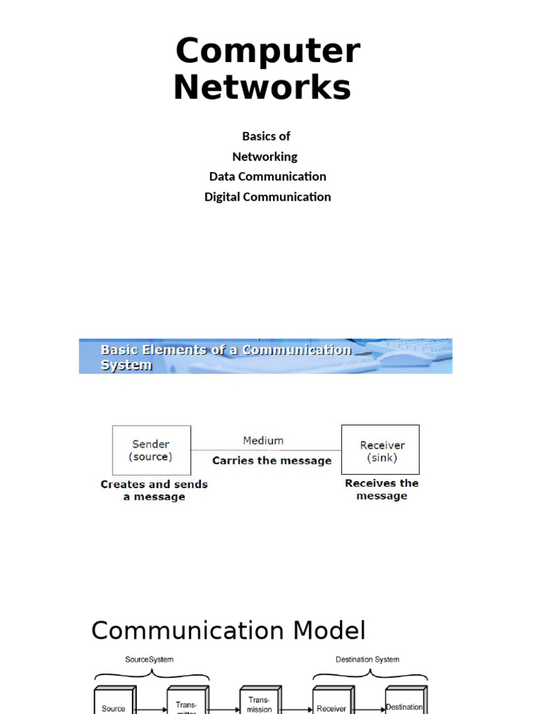 Computer Networks 1-1 | PDF | Network Topology | Computer Network