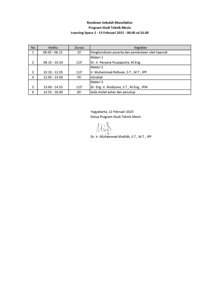 Rundown Spmu 53 | PDF