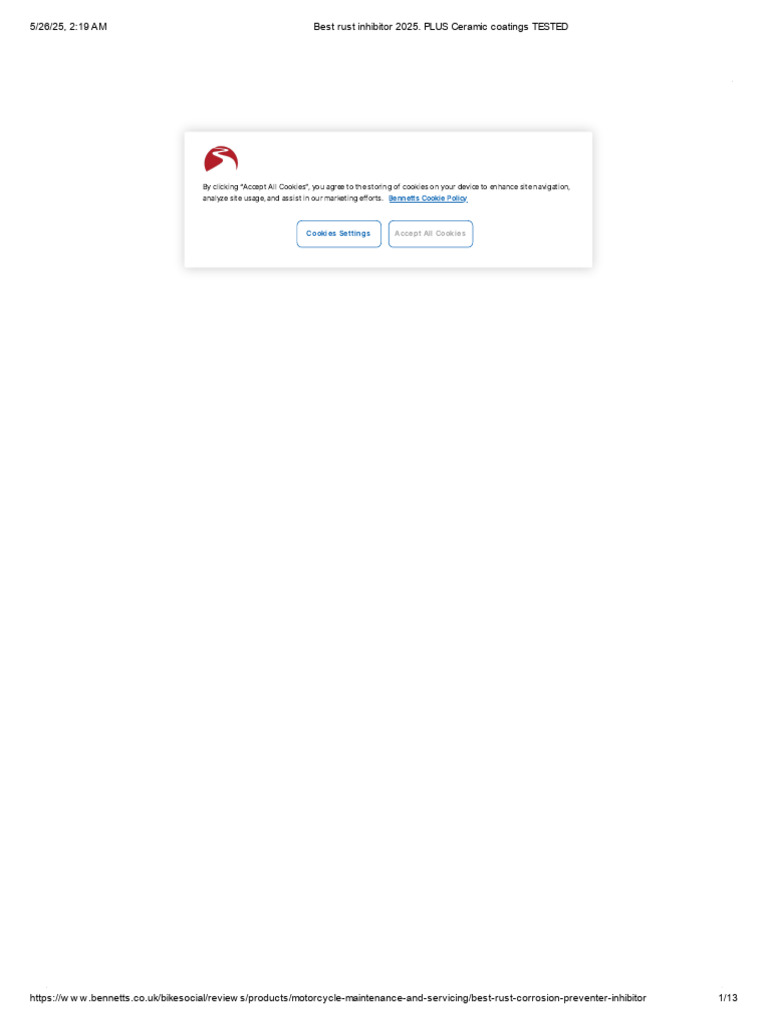 Best Rust Inhibitor 2025. PLUS Ceramic Coatings TESTED | PDF | Rust ...