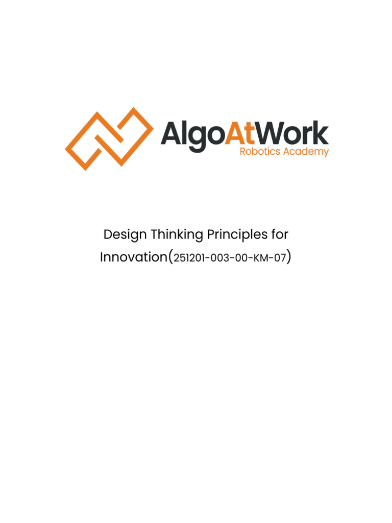 Module 7_ Design Thinking Principles for Innovation | PDF | Design ...