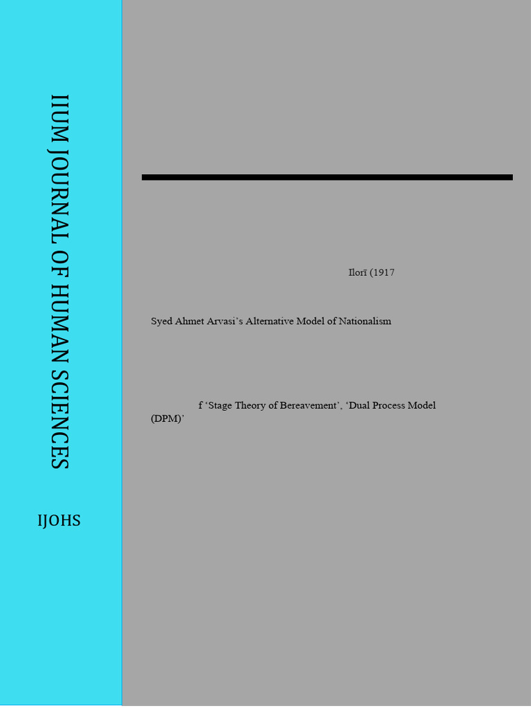 Role of dual process model | PDF | Grief | Psychology