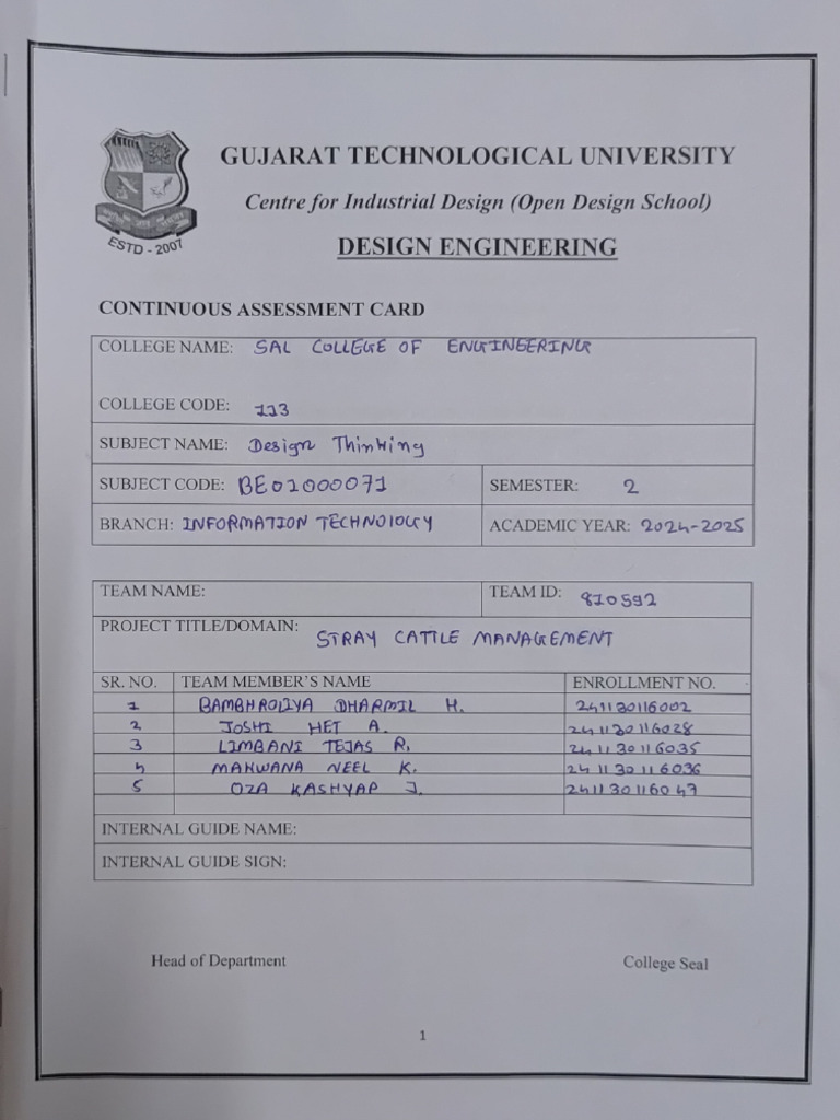 1 Assessment For Cattle Management | PDF