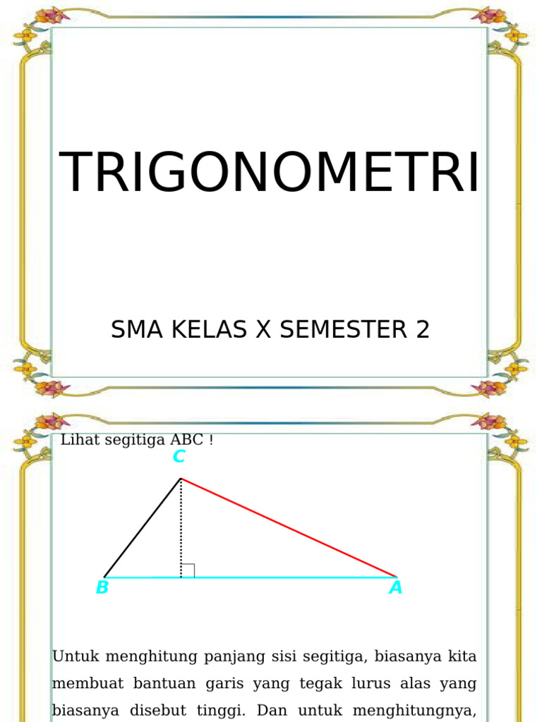 trigonometri-kelas | PDF