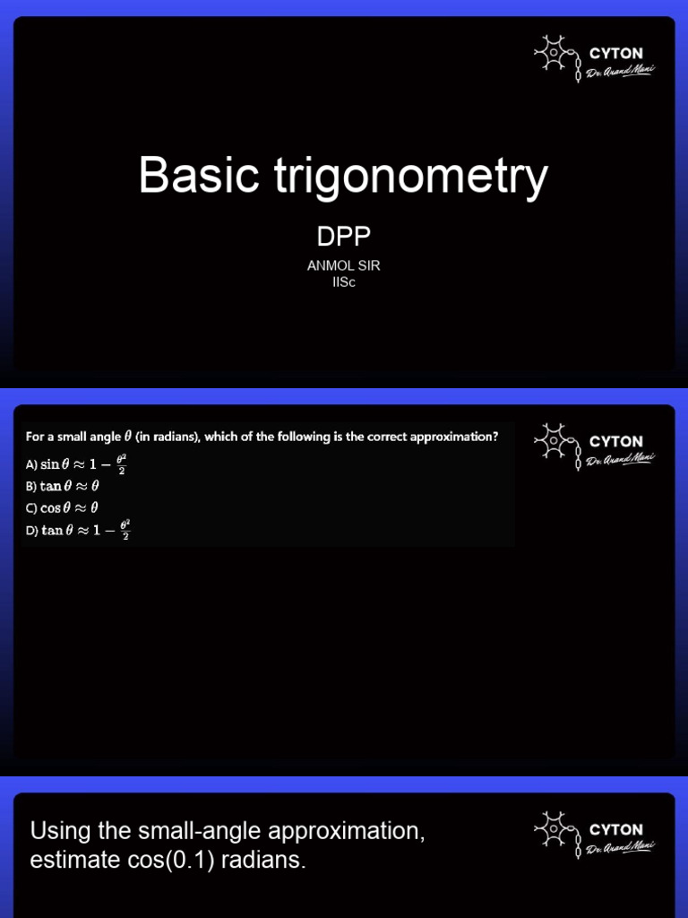 Basic Trigonometry | PDF