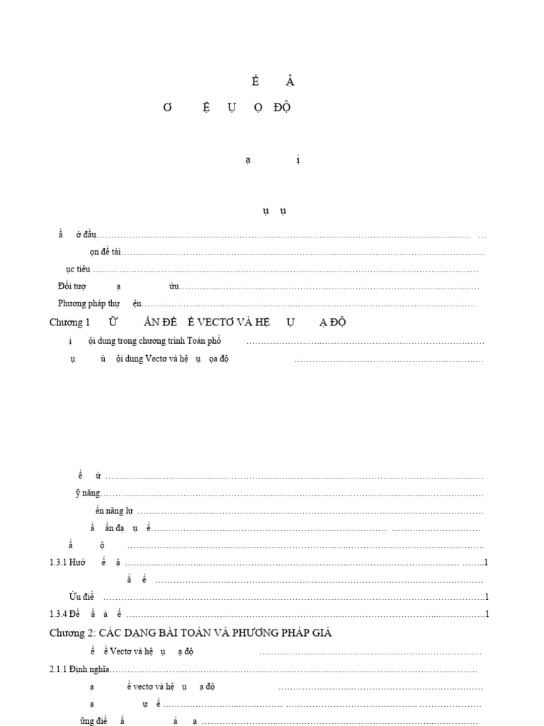 N.KHANG - Vecto Va He Truc Toa Do Trong Khong Gian | PDF