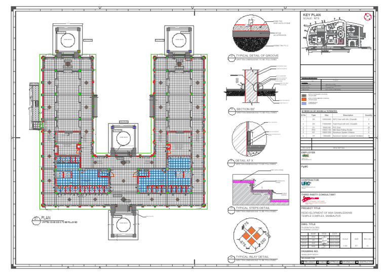 01.03.2025 - Flooring - Layout - Pilgirim Facilities | PDF | Pedestrian Infrastructure | Masonry