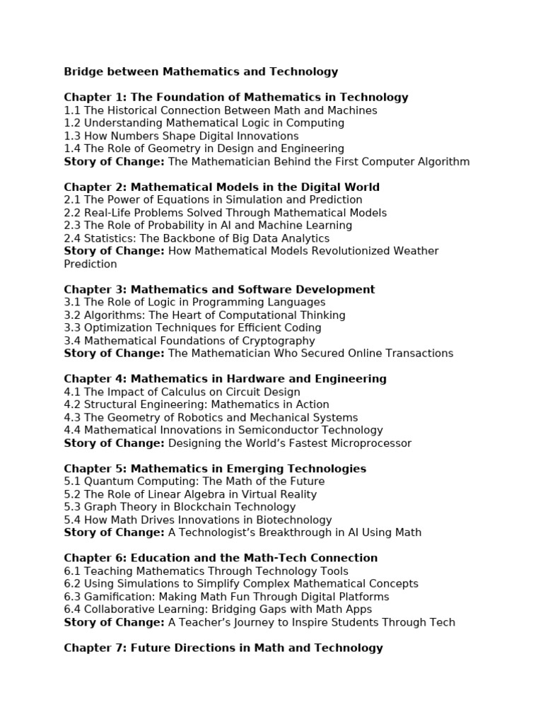 Math's Impact on Technology Innovations | PDF