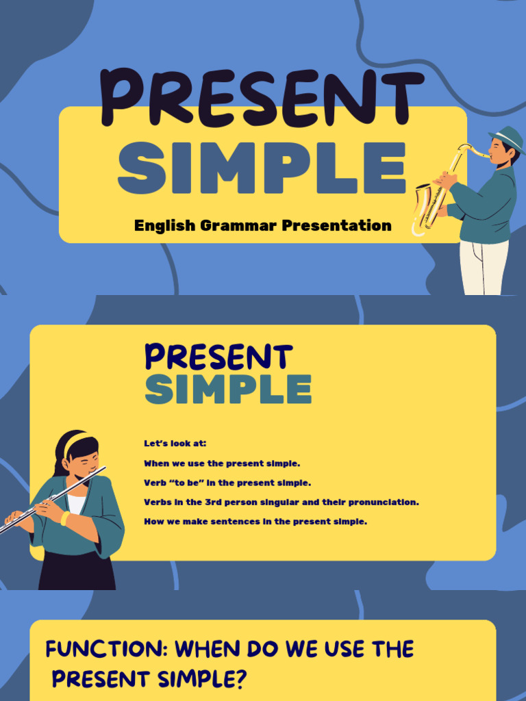 Present Simple Grammar Guide | PDF | English Grammar | Linguistic ...