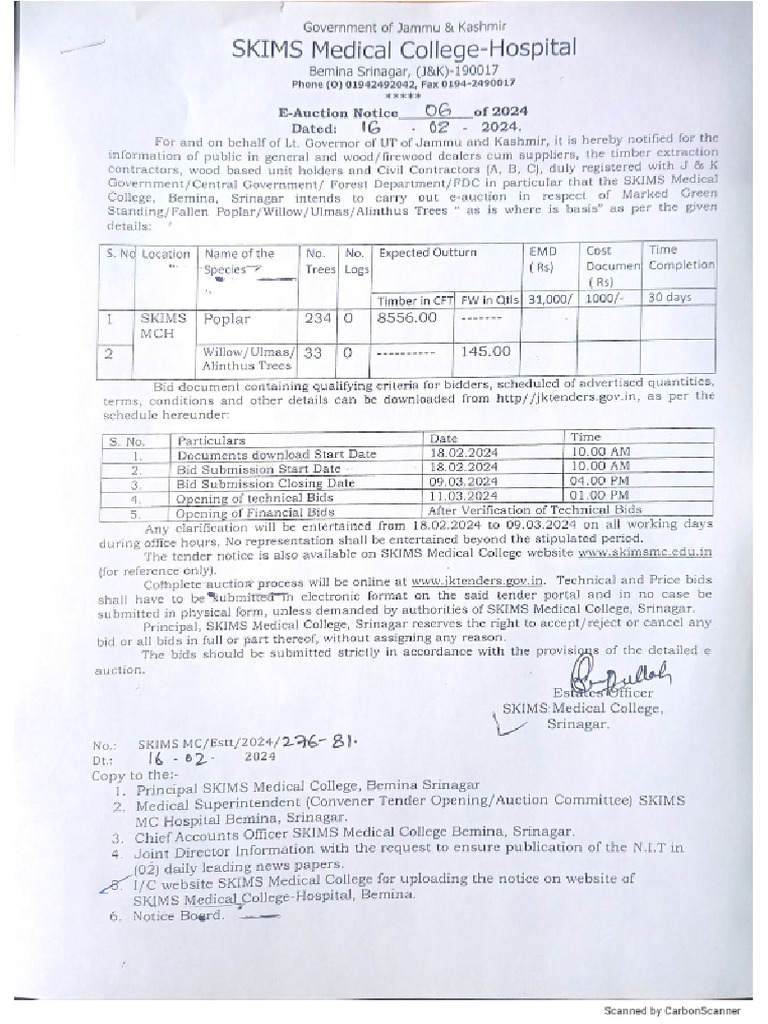 Auction Notice | PDF