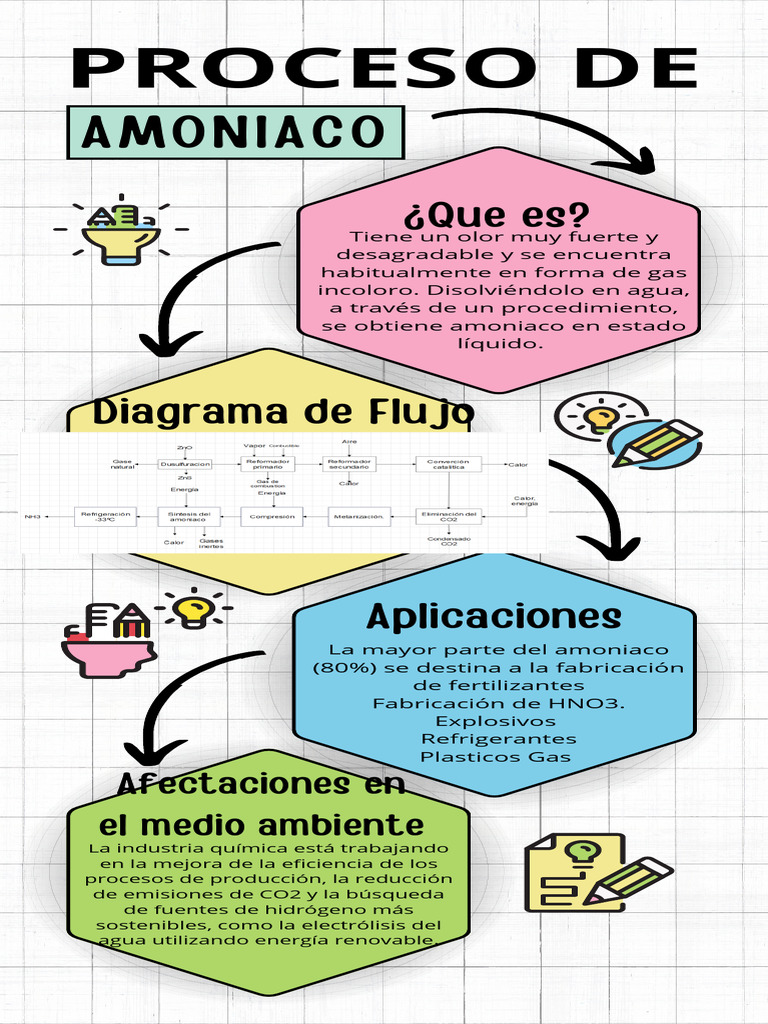 Proceso y Aplicaciones del Amoniaco | PDF