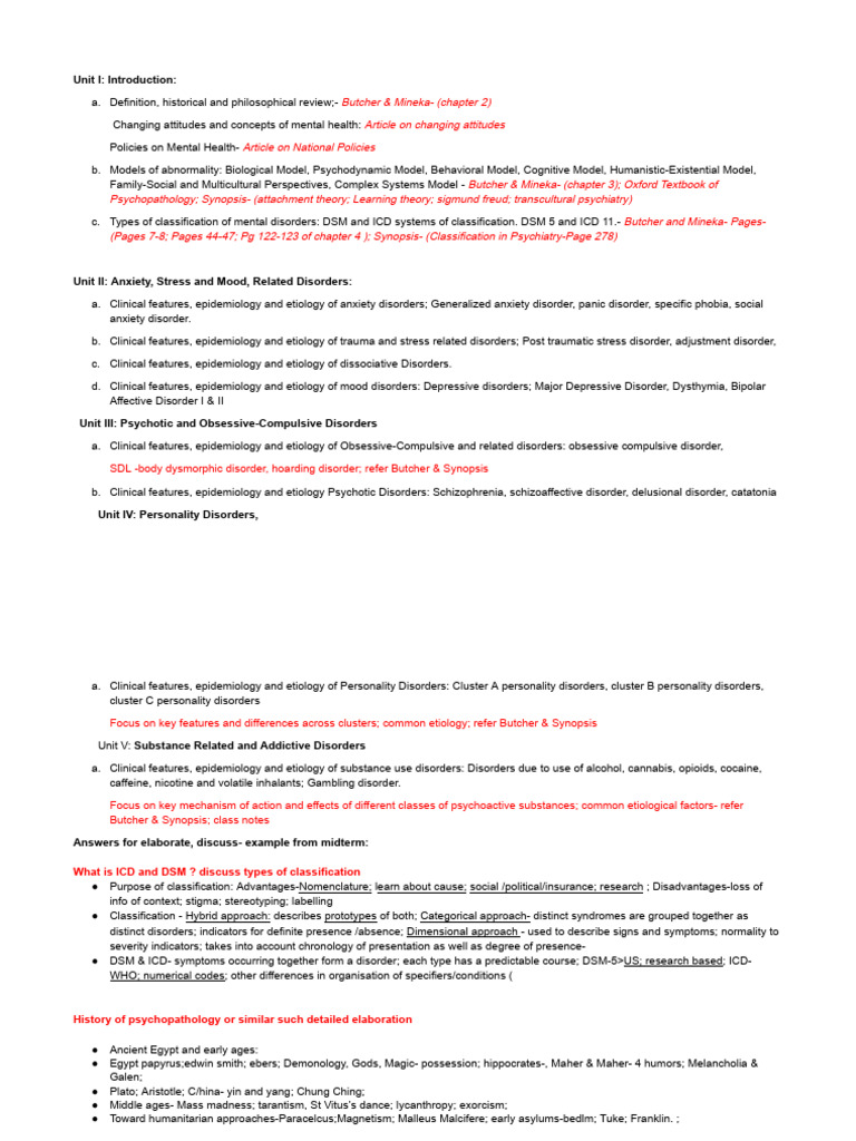 Reference Key For Mid Term & Finals-3 | PDF | Mental Disorder ...