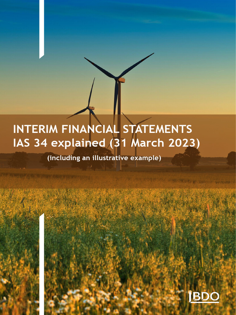 Interim Financial Statements (March 2023) | PDF | International ...