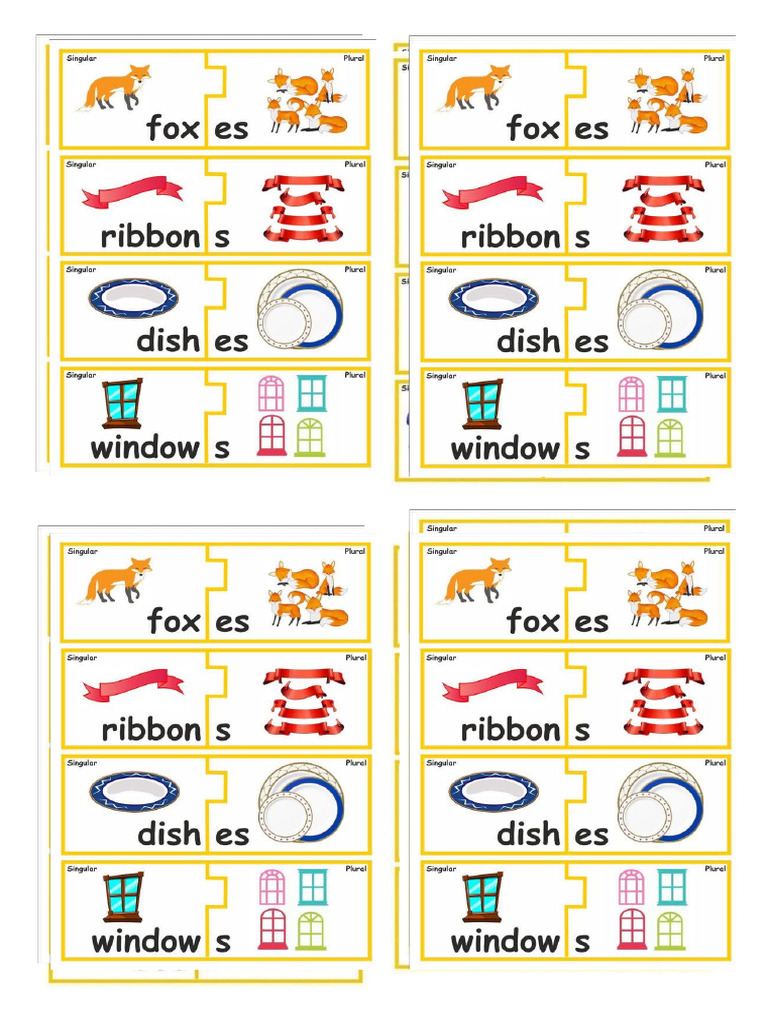 plurals s-es | PDF