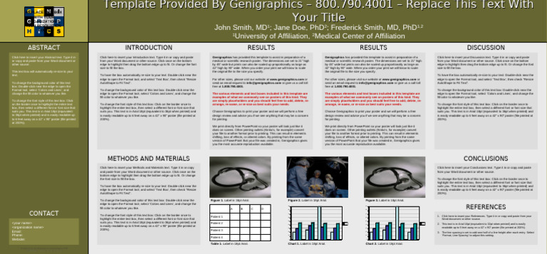 Genigraphics Poster Template 42x90B | PDF | Microsoft Word | Arial