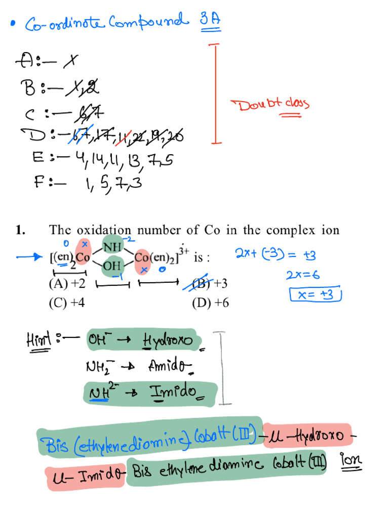Coordinate Compound Booster 3A | PDF | Materials | Physical Sciences