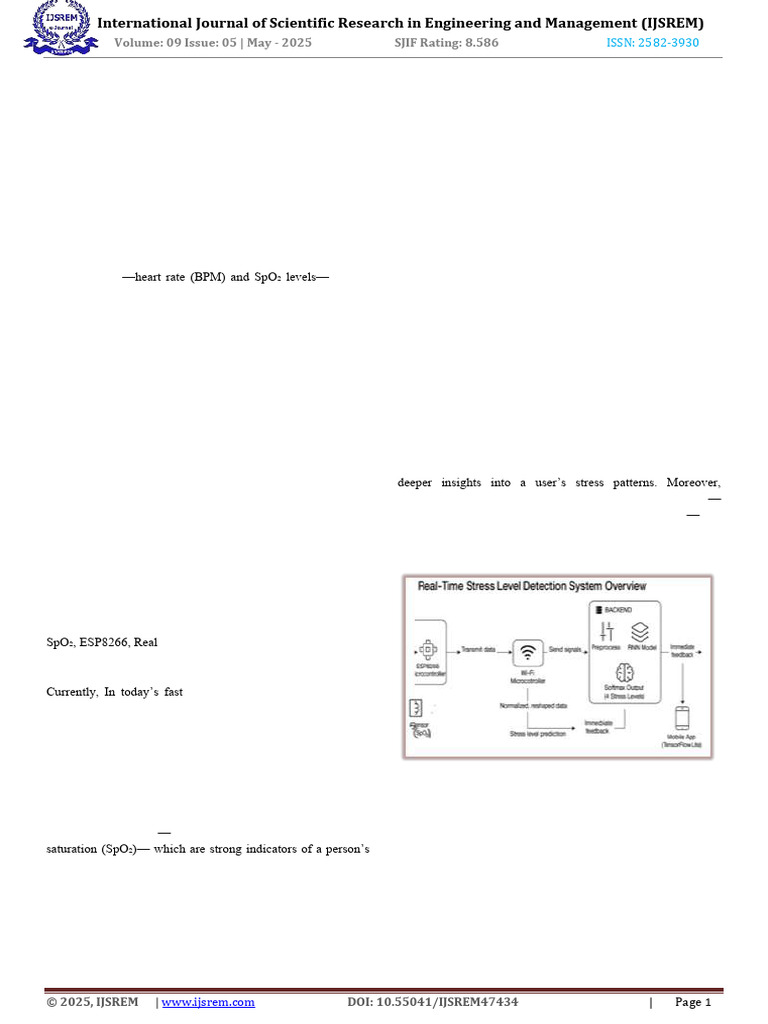 Mental Stress Detection Using Wearable Sensors And Machine Learning