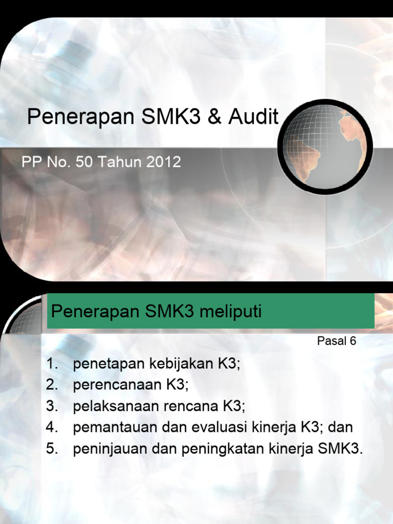 Penerapan SMK3 & Audit | PDF