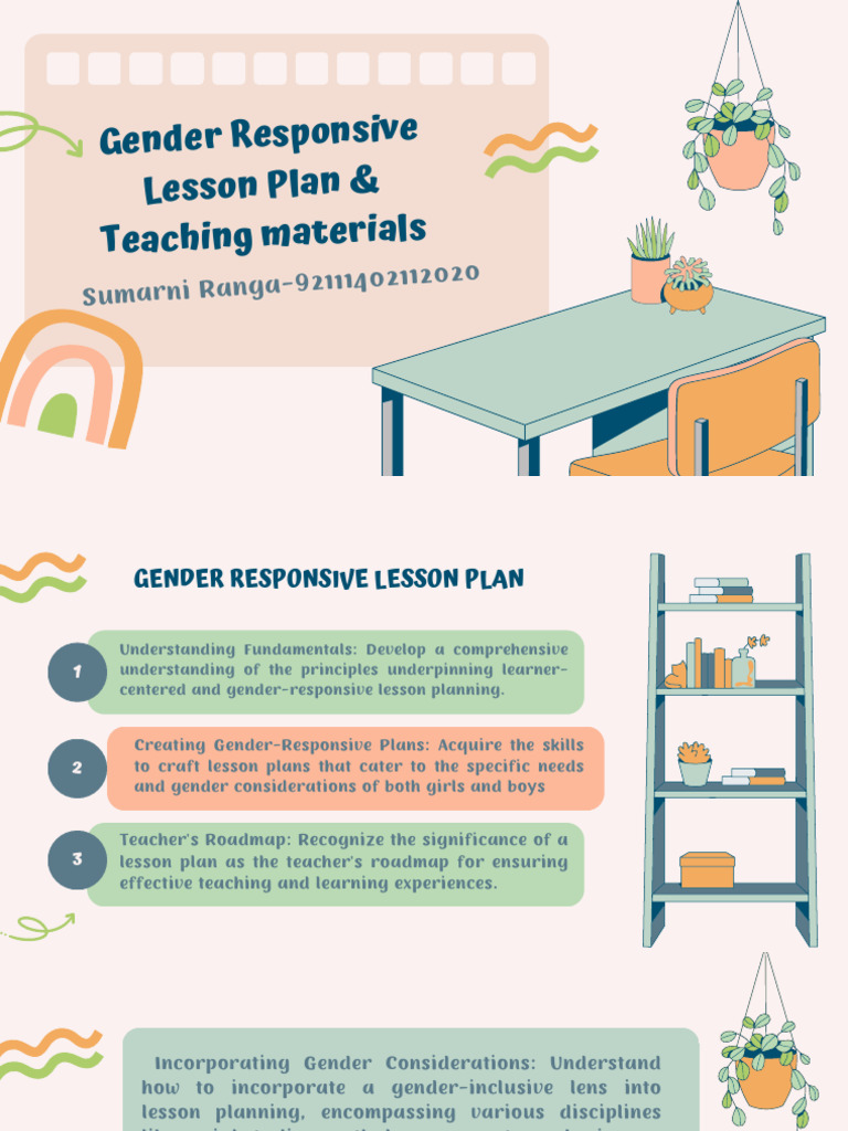 Gender Responsive Lesson Planning Guide | PDF | Gender Role | Gender