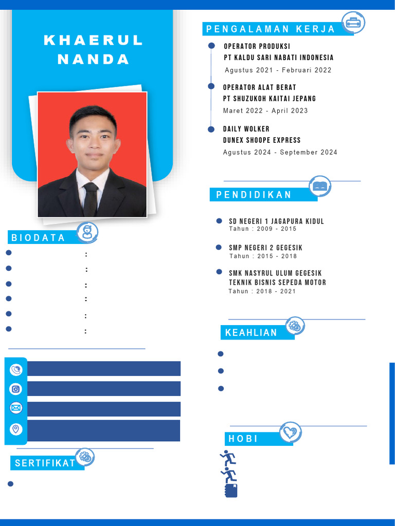 CV Khaerul Nanda | PDF