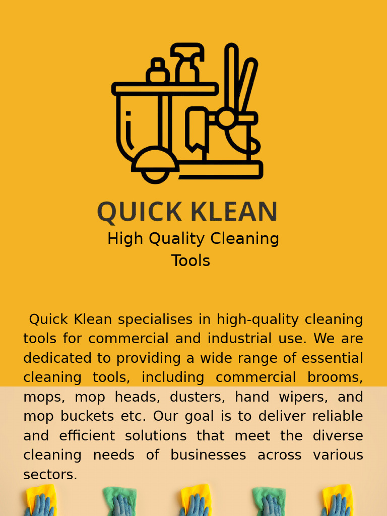 QK High Quality Cleaning Tools | PDF | Cleaning