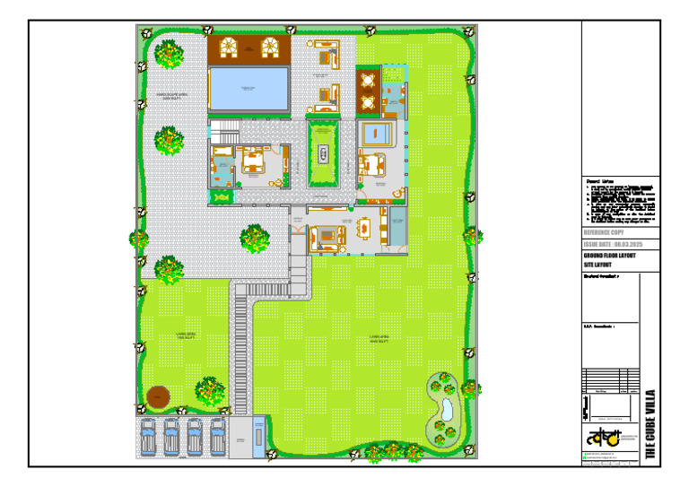 The Cube Villa - Site Layout | PDF
