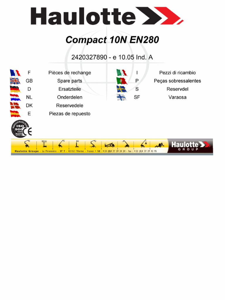 Haulotte Compact 10N (ENG) | PDF