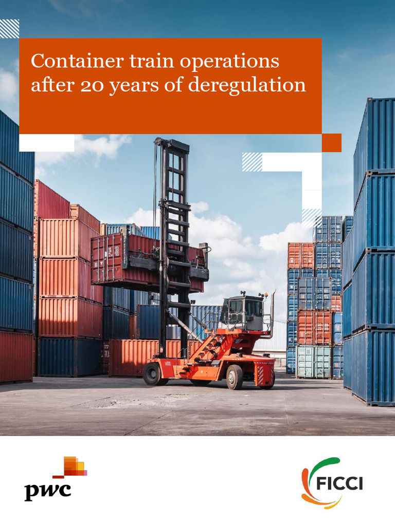 FICCI-PWC Container Rail Report Apr'25 | PDF | Transport | Land Transport