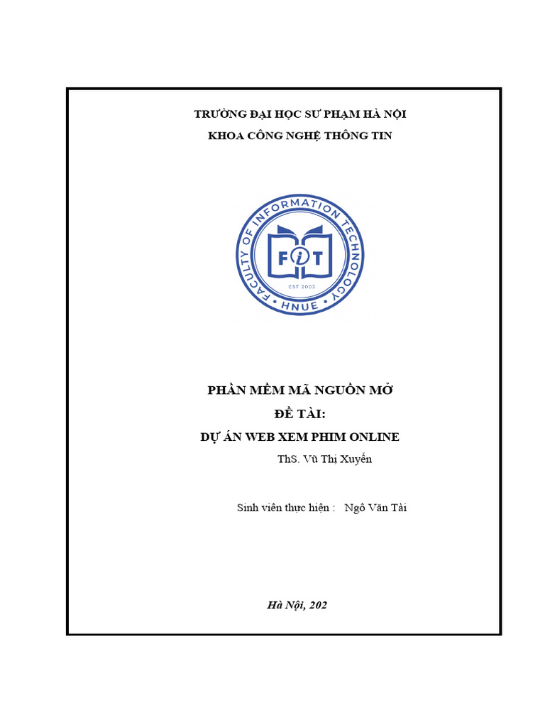 MauBaoCao (Repaired) Mã Ngu N M Trư NG Hnue | PDF